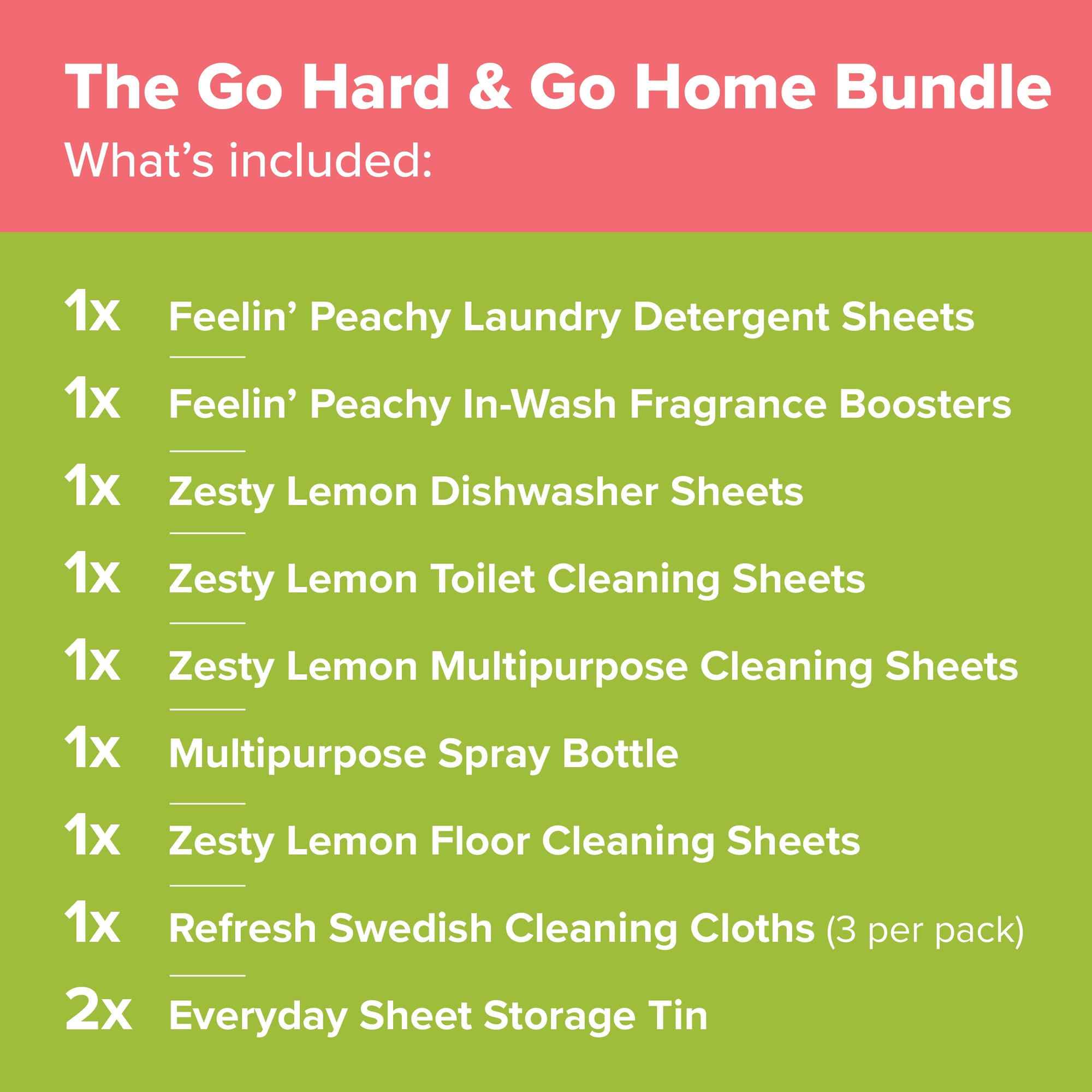 The Go Hard and Go Home Bundle | Fresh Feels